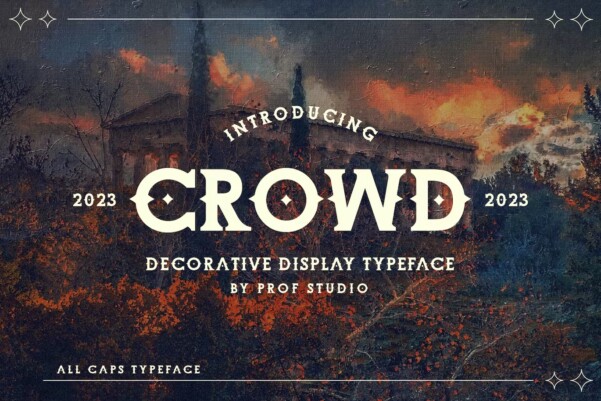 Crowd Font - Free Font