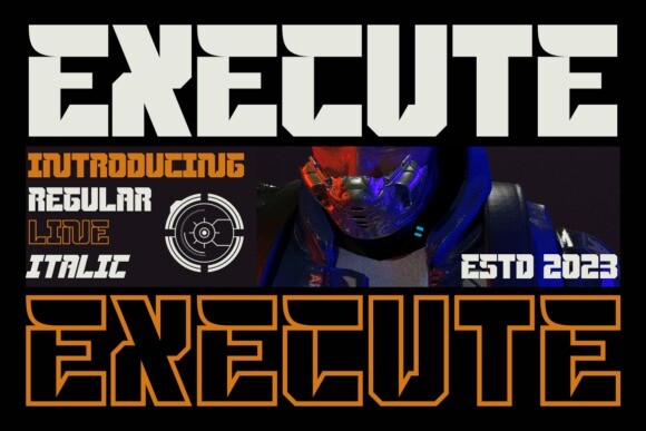 Execute Font - Free Font