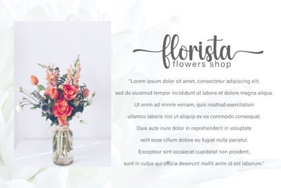 Flowers Script Typeface - Free Font