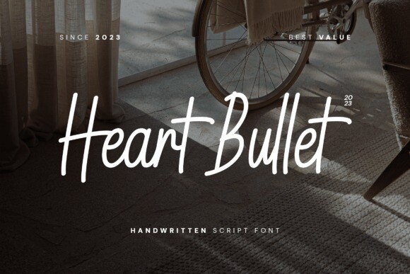 Heart Bullet Font - Free Font
