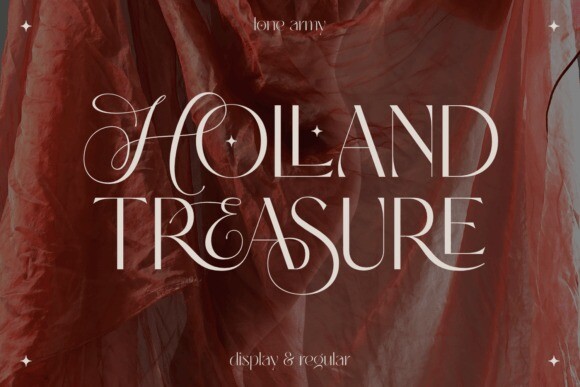 Holland Treasure Font - Free Font
