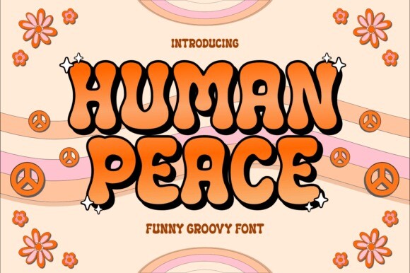 Human Peace Font - Free Font