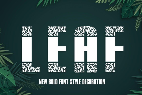 Leaf Font - Free Font