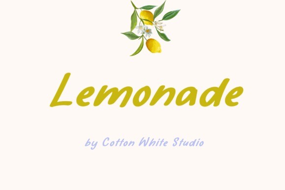 Lemonade Typeface - Free Font
