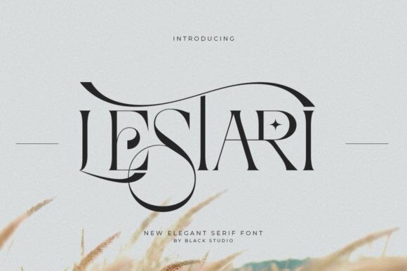 Lestari Elegant Font - Free Font