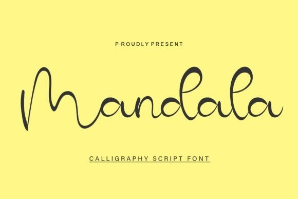 Mandala Script Font - Free Font