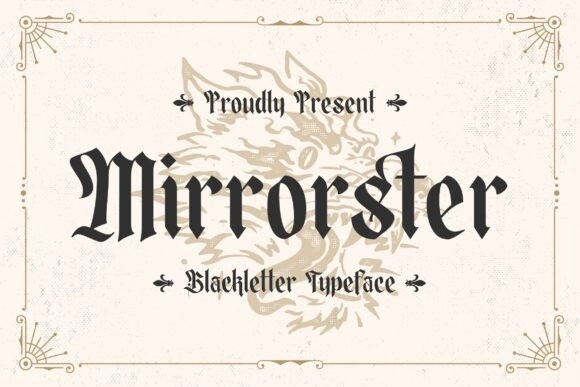 Mirrorster Font - Free Font