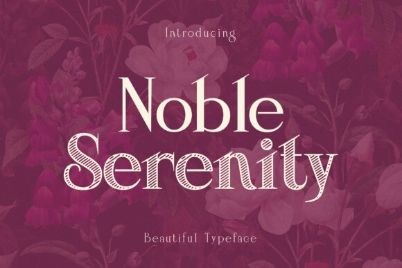 Noble Serenity Font - Free Font