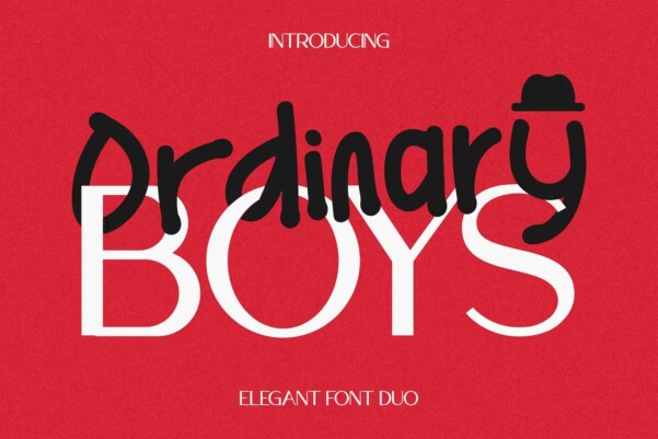 Ordinary Boys Font - Free Font