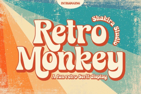 Retro Monkey Font - Free Font