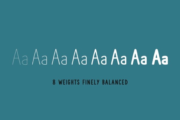 The Hand Wide Font - Free Font