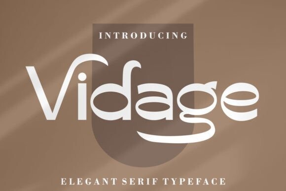 Vidage Font - Free Font
