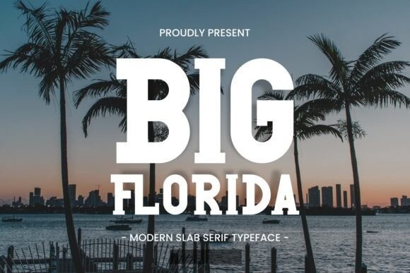 Big Florida Font - Free Font
