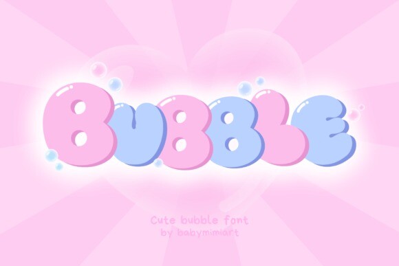 Bubble Display Font - Free Font