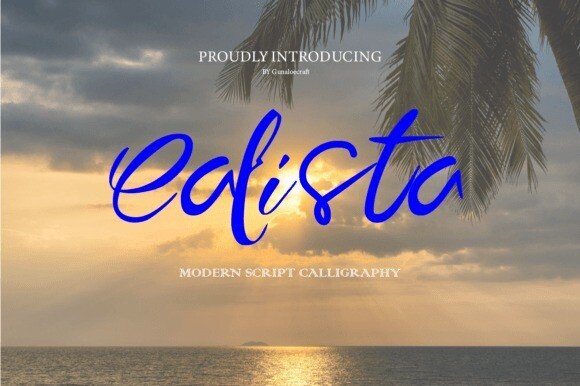 Calista Script Typeface - Free Font