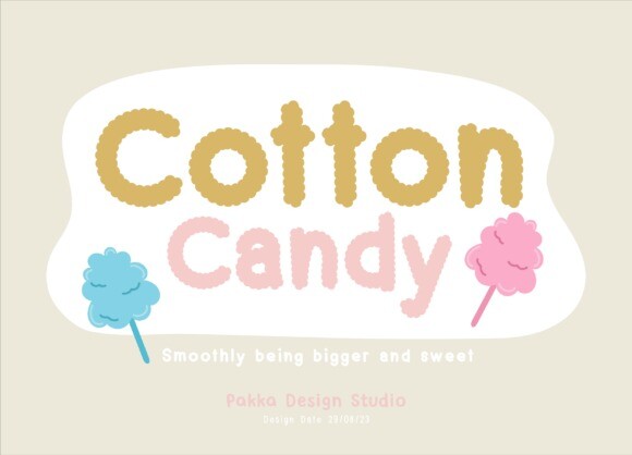 Cotton Candy Font - Free Font
