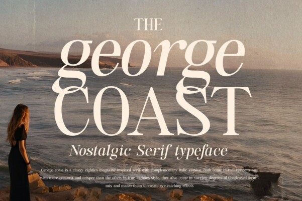 George Coast Nostalgic Font - Free Font