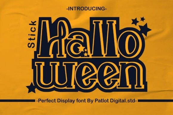 Halloween Stick Font - Free Font