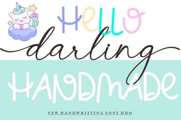Hello Darling Font Duo - Free Font