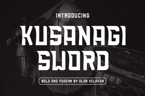 Kusanagi Sword Font - Free Font