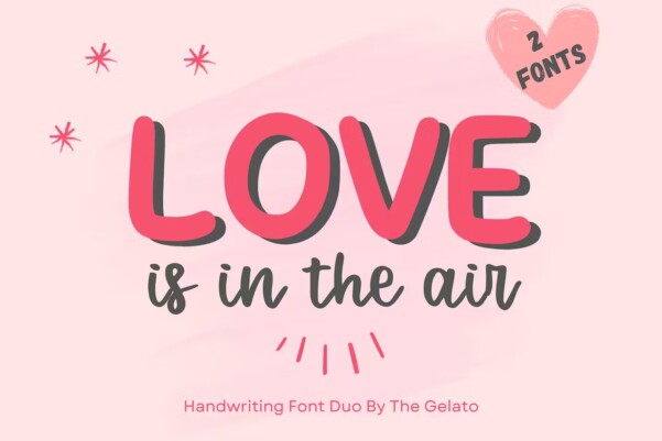 Love Is In The Air Font - Free Font