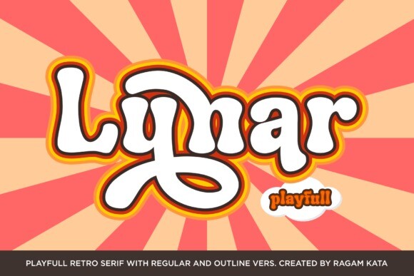 Lunar Display Font - Free Font