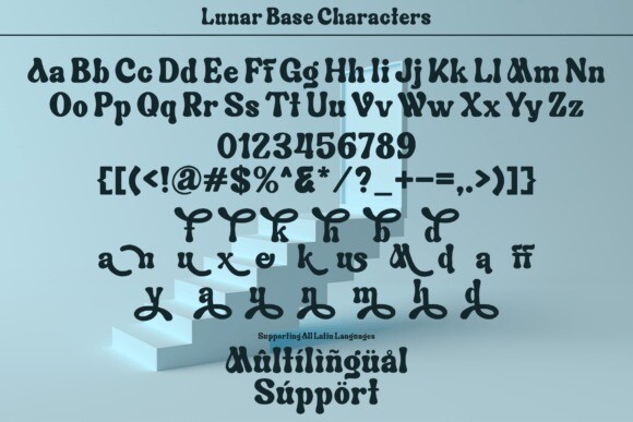 Lunar Display Font - Free Font