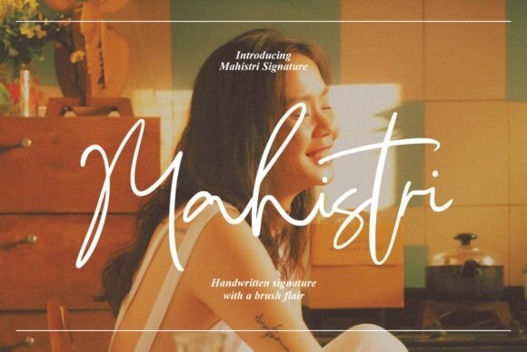 Mahistri Signature Font - Free Font
