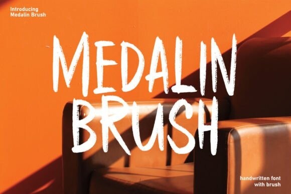 Medalin Brush Font - Free Font