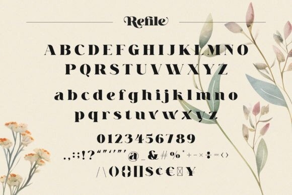 Refile Font - Free Font