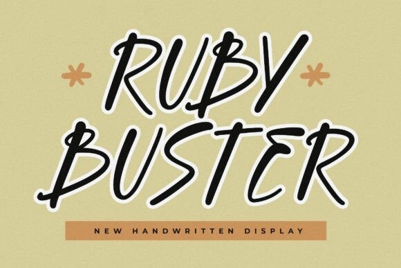 Ruby Buster Font - Free Font