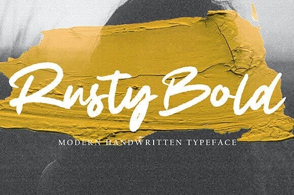 Rusty Bold Font - Free Font
