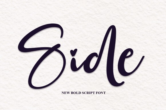 Side Font - Free Font
