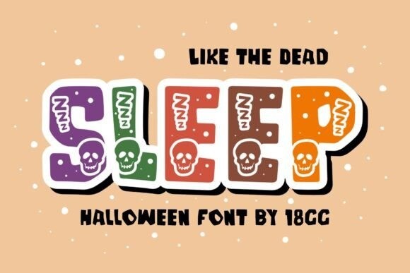 Sleep Like The Dead Font - Free Font