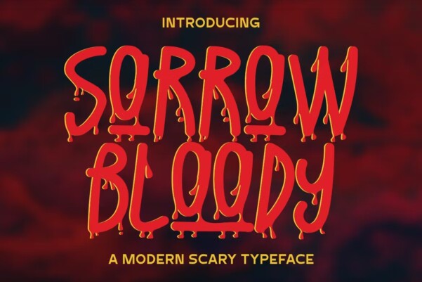 Sorrow Bloody Font - Free Font