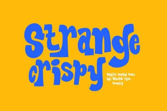 Strange Crispy Font - Free Font