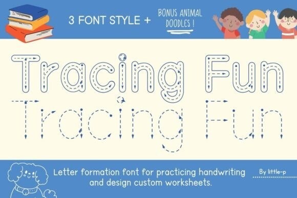 Tracing Fun Font - Free Font