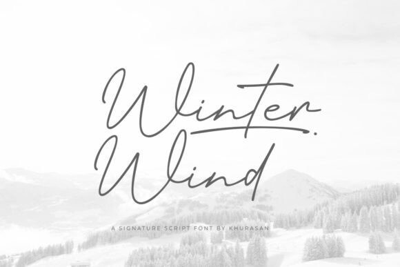 Winter Wind Font - Free Font