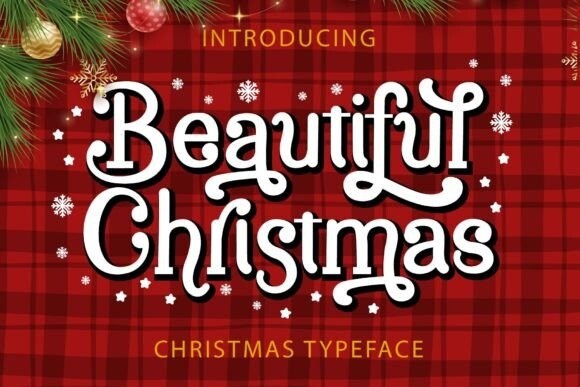 Beautiful Christmas Typeface - Free Font