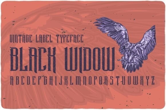 Black Widow Typeface - Free Font