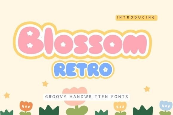 Blossom Retro Font - Free Font