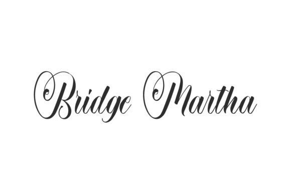 Bridge Martha Font - Free Font