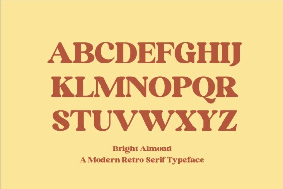 Bright Almond Font - Free Font
