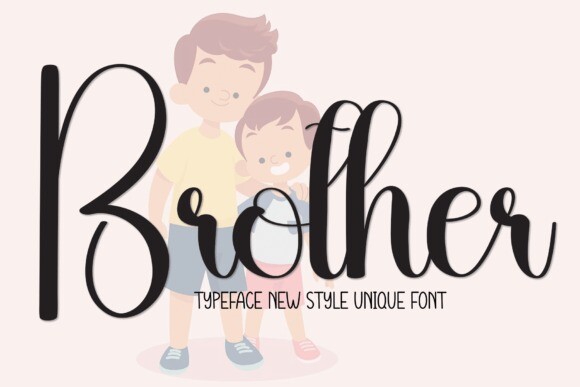 Brother Script Font - Free Font