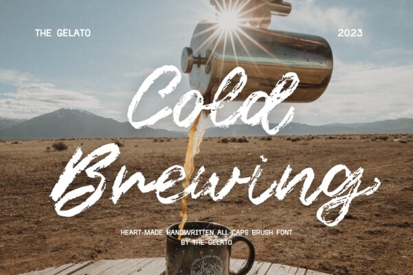 Cold Brewing Font - Free Font
