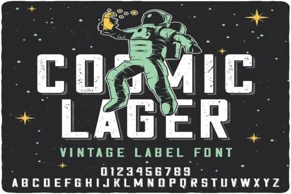 Cosmic Lager Font - Free Font