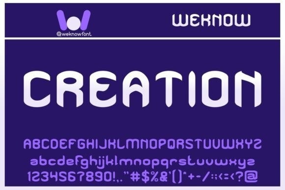 Creation Display Font - Free Font