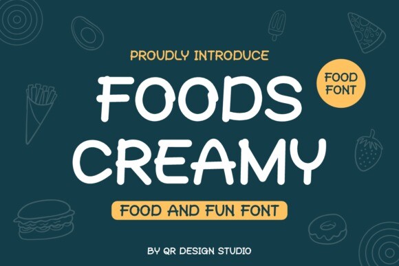 Foods Creamy Font - Free Font