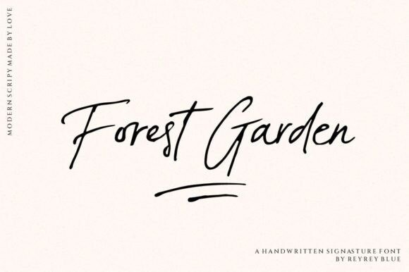 Forest Garden Font - Free Font
