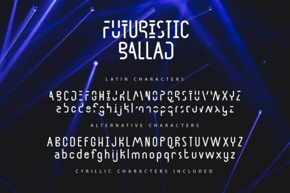 Futuristic Ballad Font - Free Font